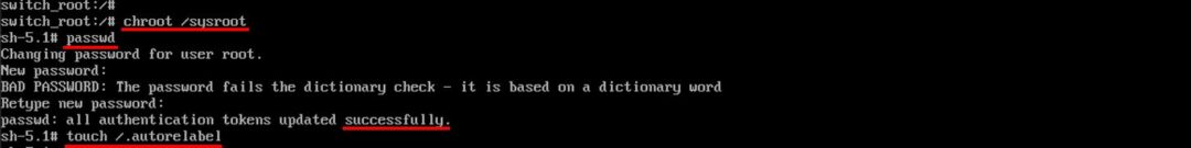 리눅스(Linux) root 계정 비밀번호 분실 초기화