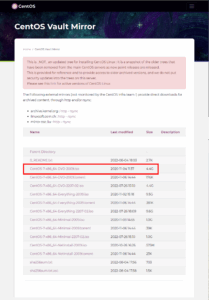 CentOS Linux 7 ISO 다운로드